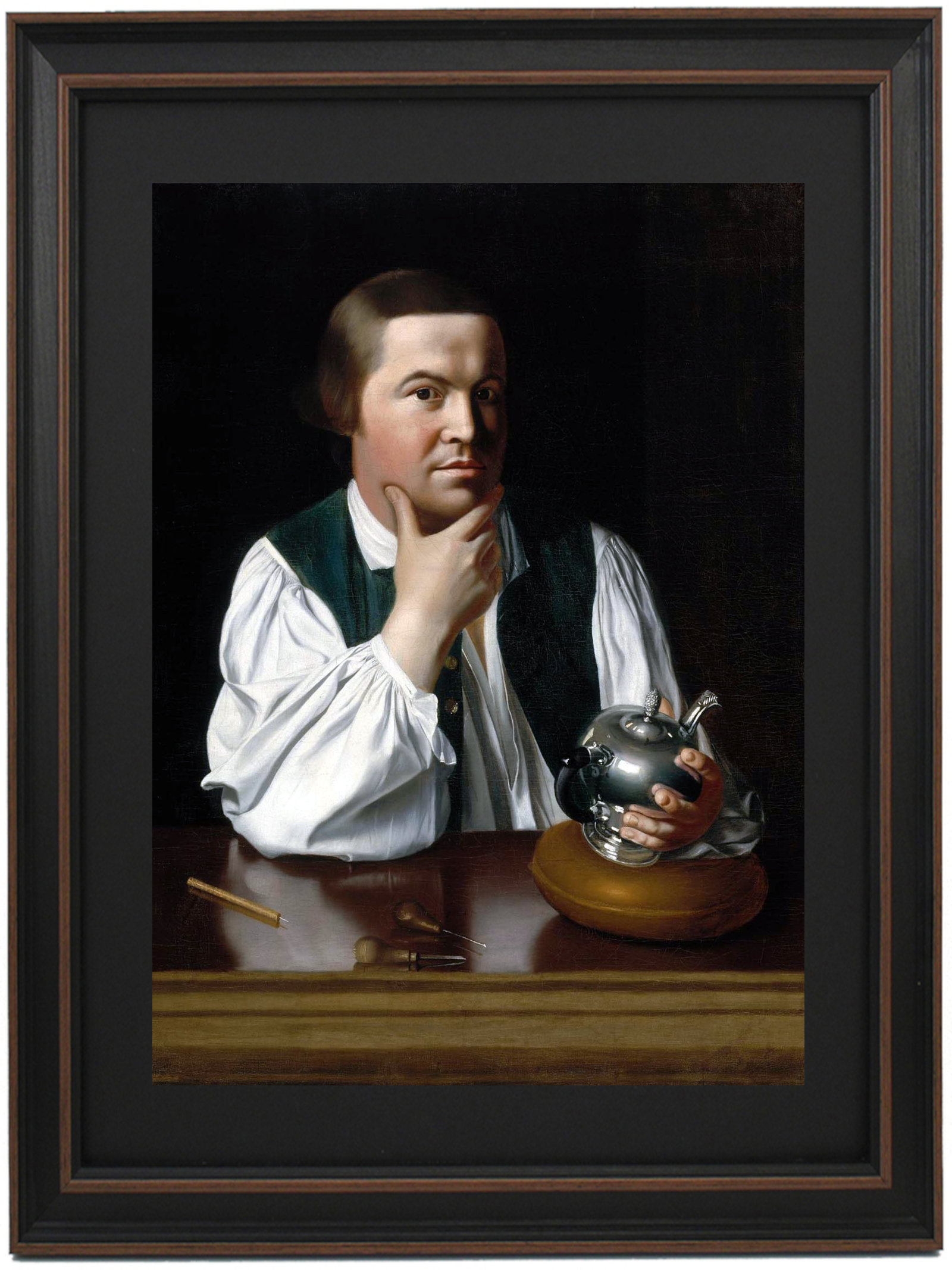 Alcott Hill® Portrait of Paul Revere by John Singleton Copley | Framed Print | Wayfair